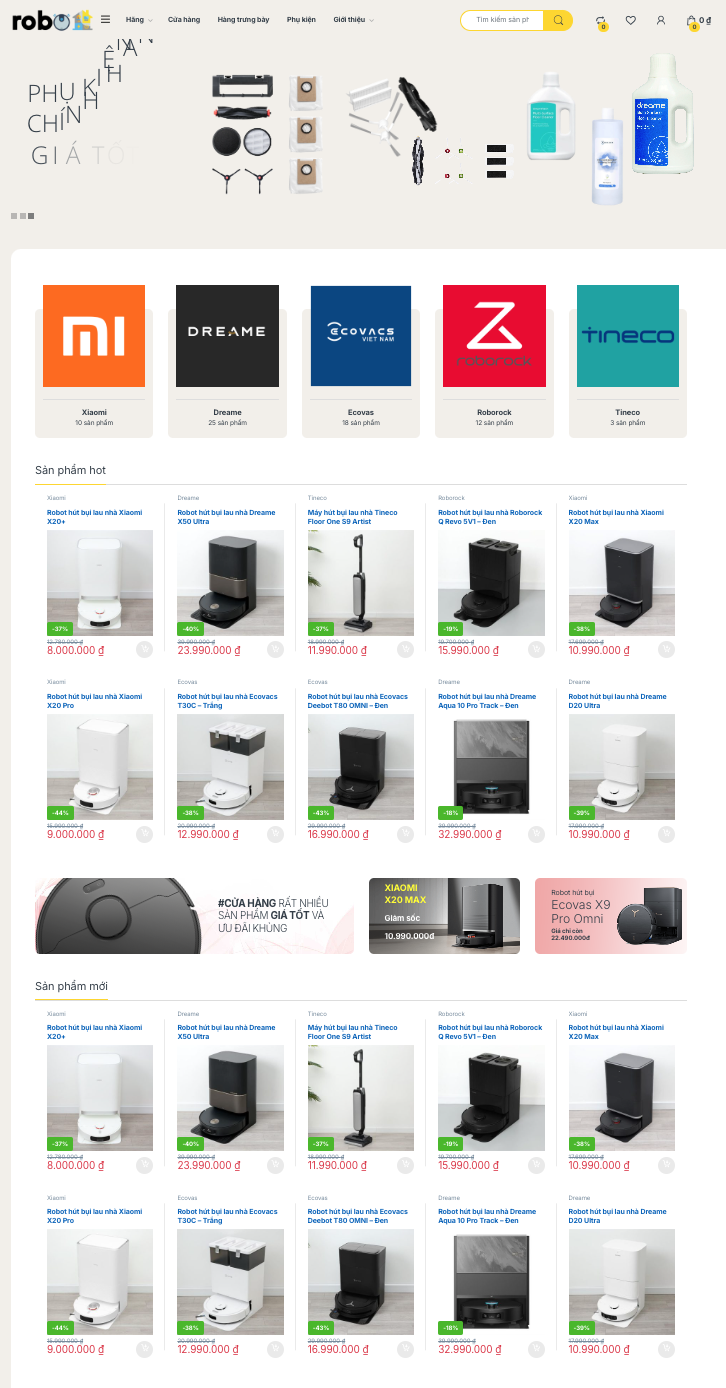 Giới thiệu - RoboHome - Robot hút bụi thông minh